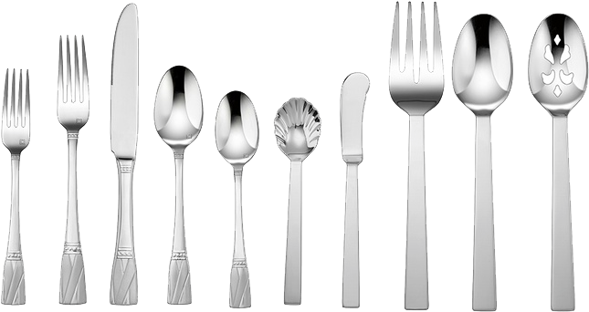 Download Silverware Free Download Png - Cuisinart 20-piece Flatware Set ...