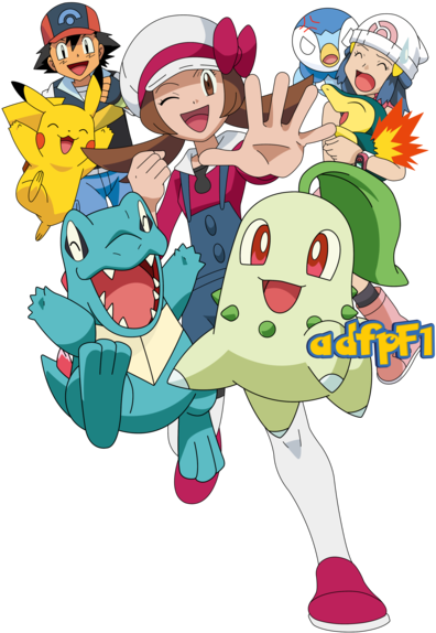 Download Ash , Maya, Lira Y Pokemon (01) By Adfpf1 Pikachu - Pokemon ...