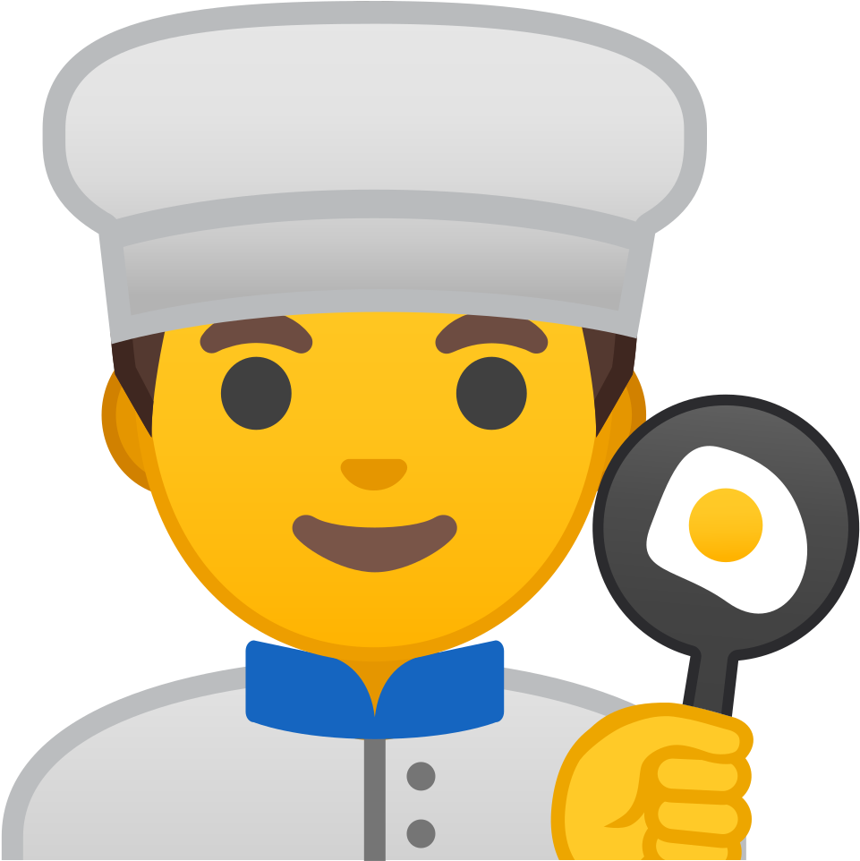 Download Svg Download Png - Emoji Chef (1024x1024), Png Download