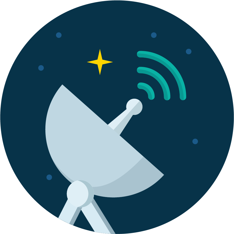 Satelite Radar Icon Vector - Camera (1025x1025), Png Download
