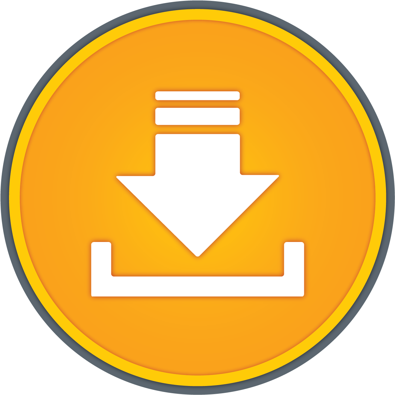 Orange Submit Button Png Download - Orange Button (1524x1548), Png Download