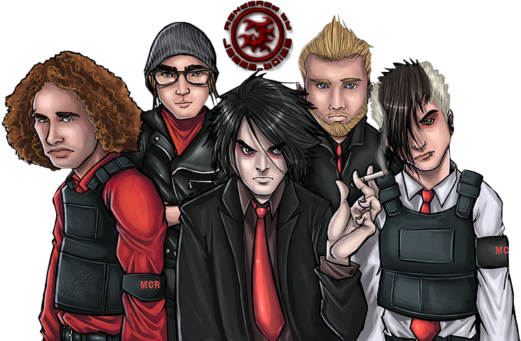 My Chemical Romance Cartoon «digital Renders «digital - My Chemical ...
