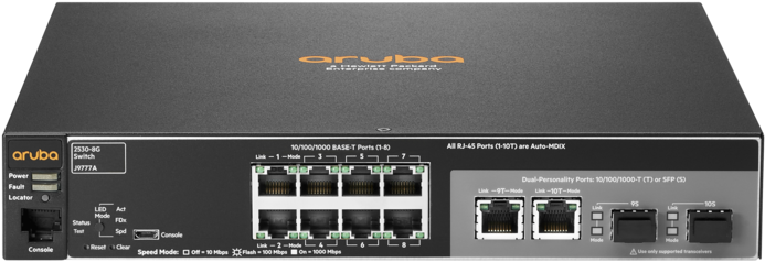 Aruba 2530 8g Switch - Aruba 2530 8g Poe+ (800x600), Png Download