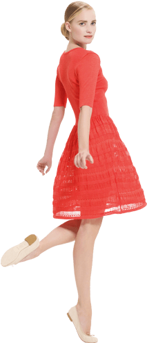 Modelo Profesional Png - Repetto Dress (300x540), Png Download