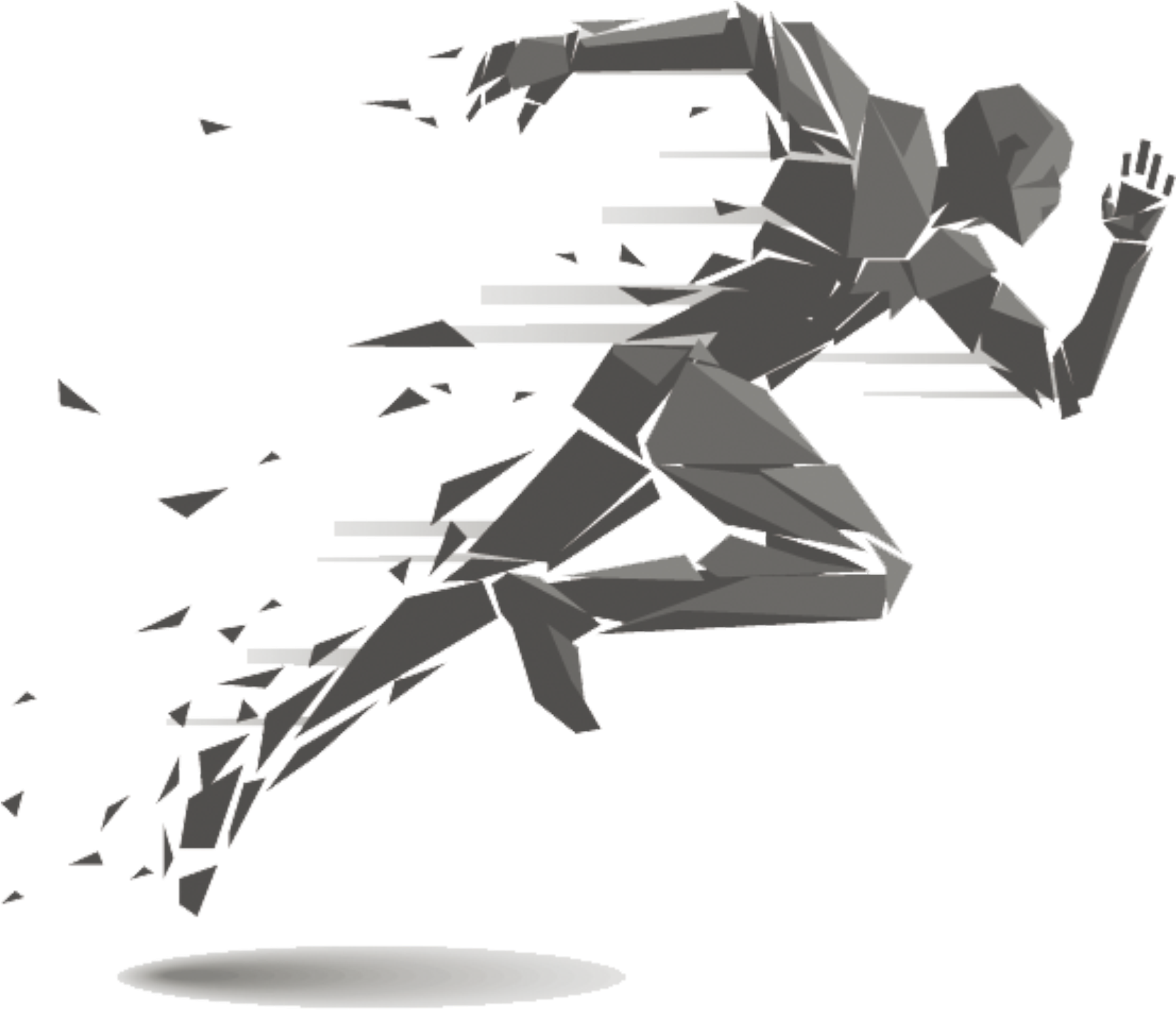 Download Athletic Clipart Running Man - Draw A Man Running ...