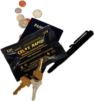 Celox Rapid Ribbon - Celox Rapid Ribbon Gauze (508x503), Png Download