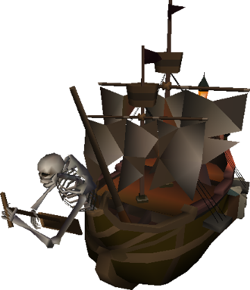 Barco Fantasma - Ff7 Ghost Ship (360x418), Png Download