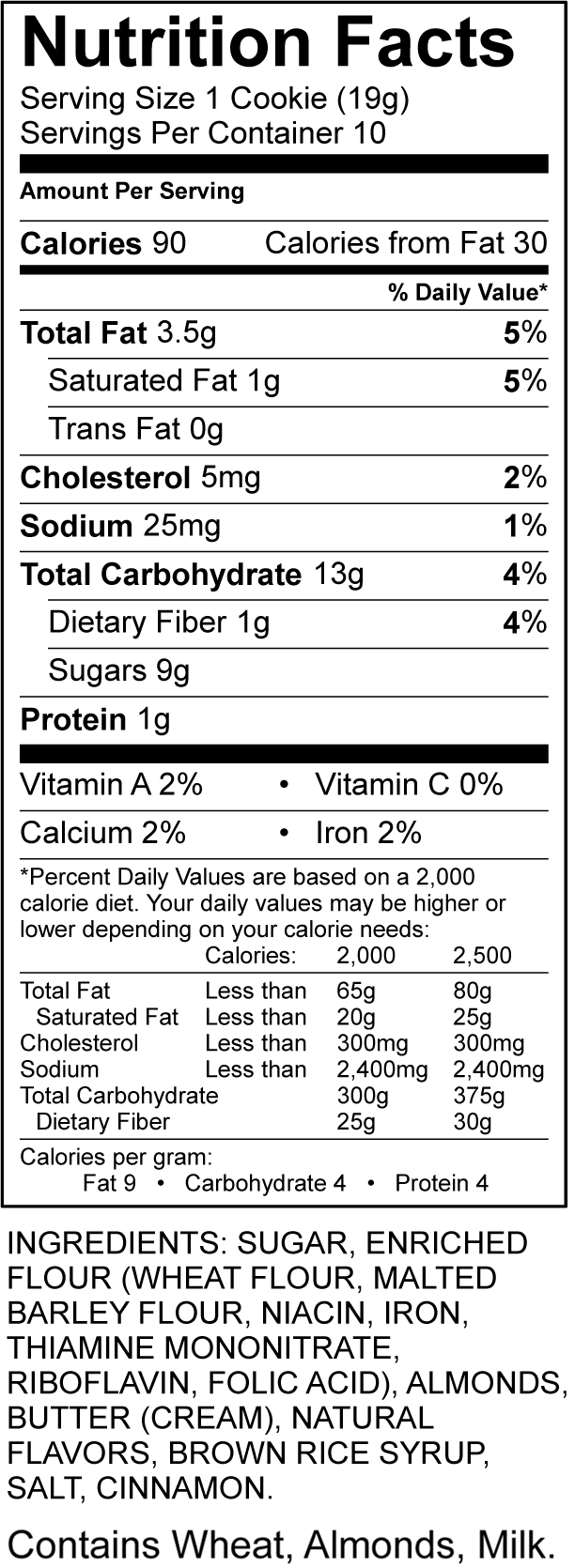Download Nutrition Label Png - Coco Pops Nutrition Facts | Transparent ...