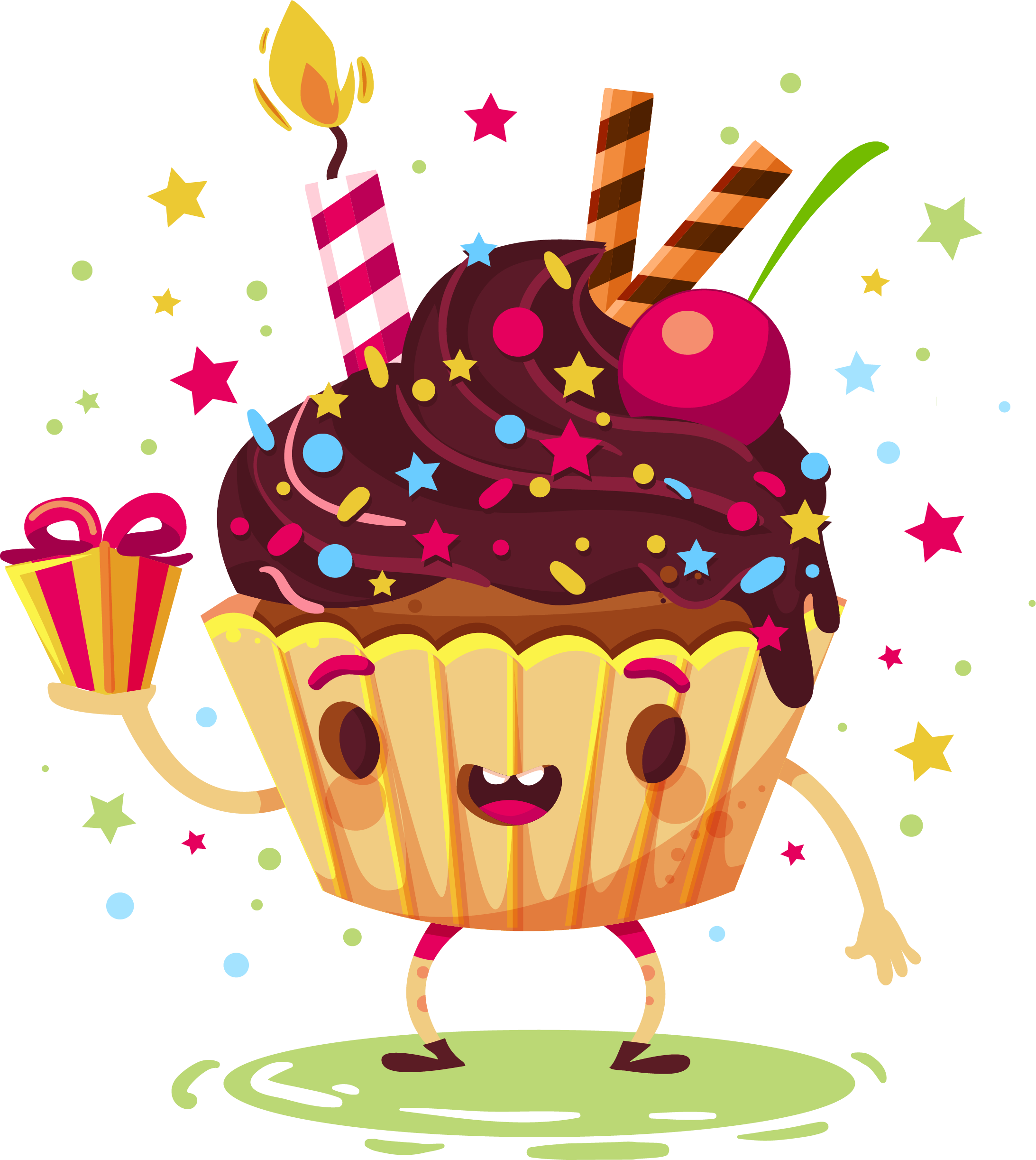 Cupcake Chocolate Cake Torta Euclidean Vector - Torta Png (2185x2445 ...