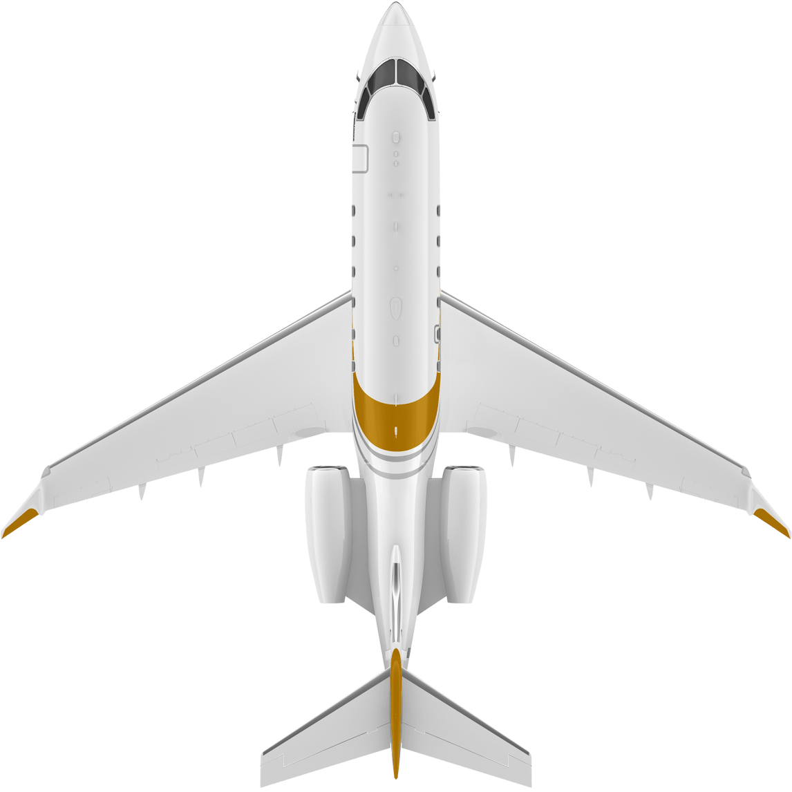 Airplane Top View Png