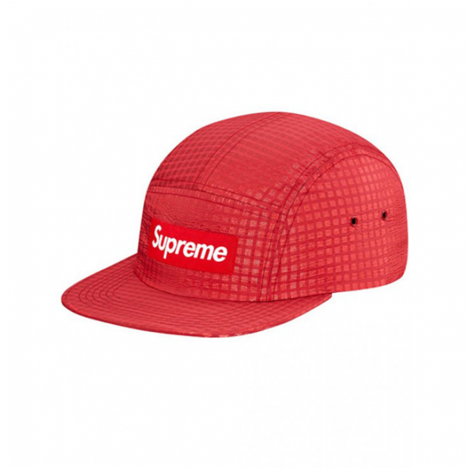 Supreme Red Box Logo Camp Cap (680x1024), Png Download