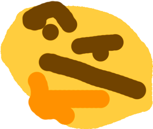 Download Science & Math - Retarded Thinking Emoji | Transparent PNG ...