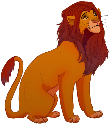 Svg Simba Nala Rafiki Kiara Timon - Old Simba Transparent (500x546 ...