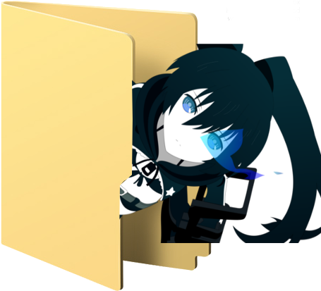 11 Rock Folder Icon Images - Black Rock Shooter Render (495x446), Png ...