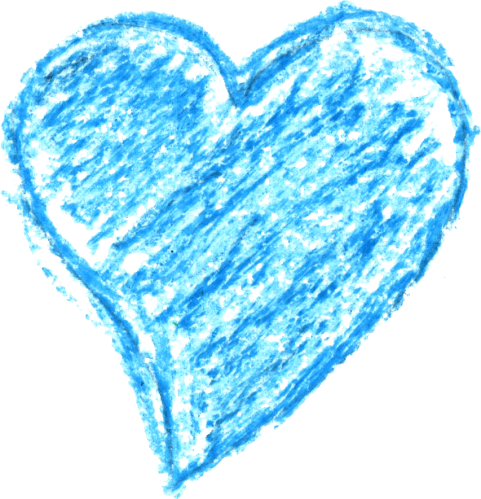 Free Png Heart Drawing Png Images Transparent - Transparent Blue Heart ...