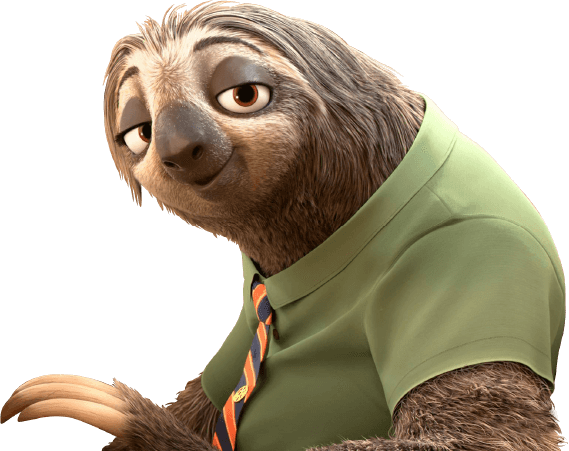 Download Visit Zootopia Jpg Free - Sloth Characters In Zootopia ...