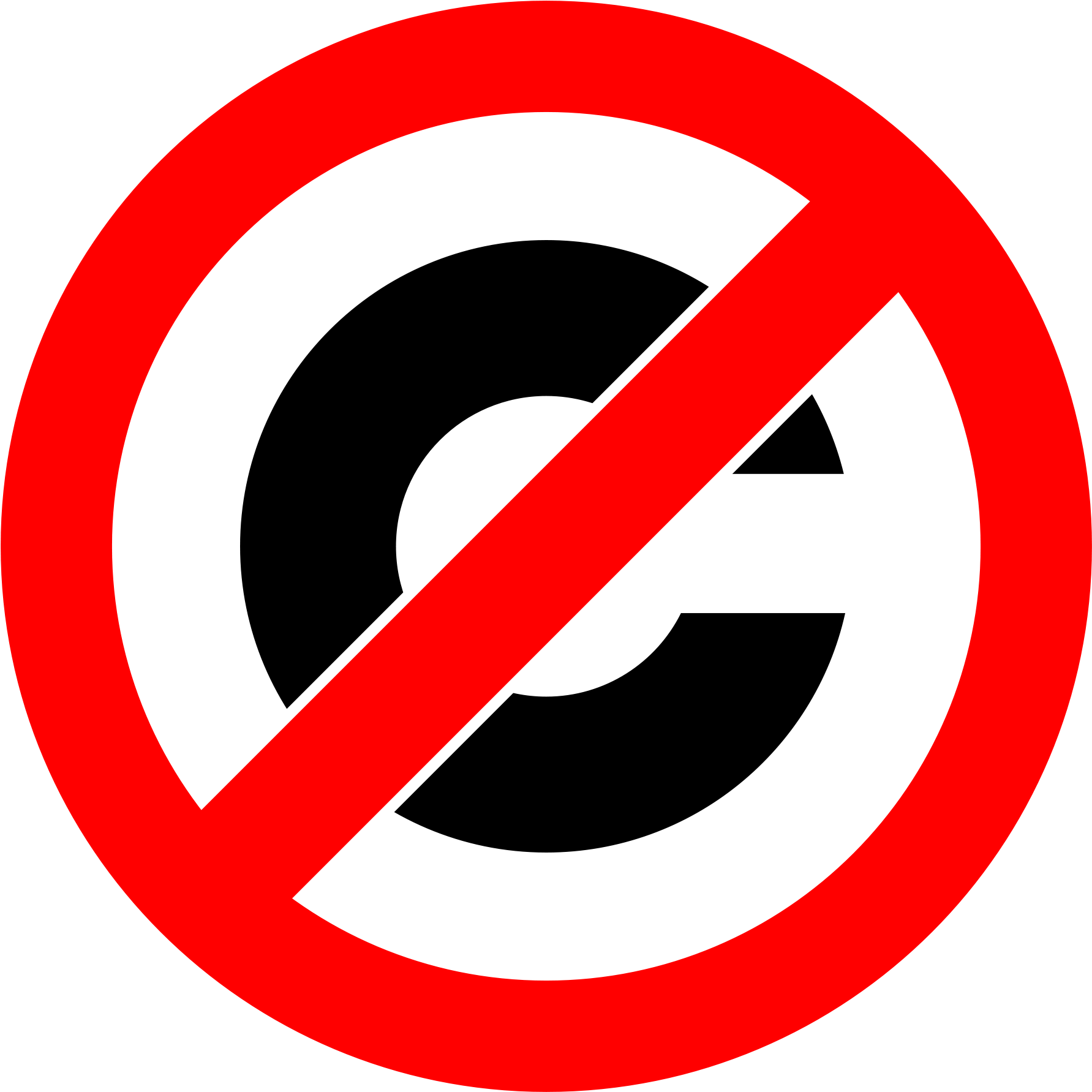 2000px - - No Copyright Sign (1000x1000), Png Download