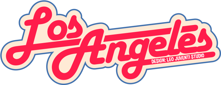 Download Los Angeles Retro Sign Png - Los Angeles Clip Art ...