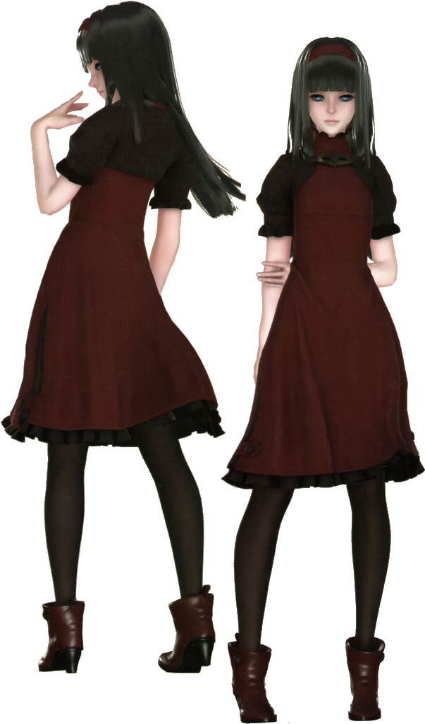 Red Girl Render Nier Automata - Nier Automata Red Girl (616x1038), Png ...