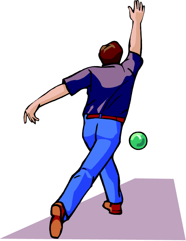 Png - - Clip Art Bowling Man Hd Vector Png (639x828), Png Download
