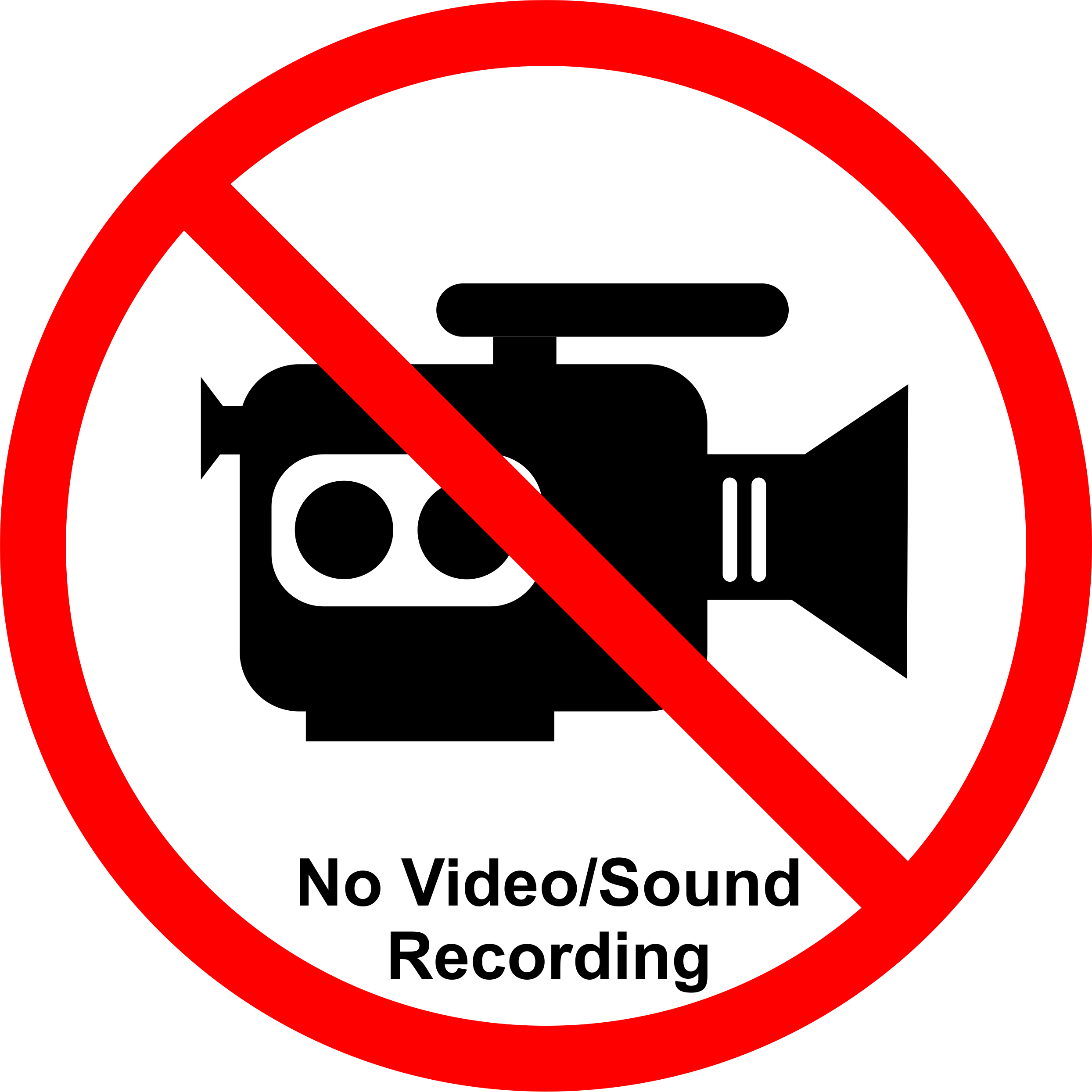 Permission Sign For Talks And Posters At Meetings Not - No Video ...