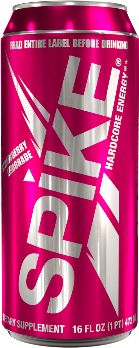 Spike Hardcore Energy Strawberry Lemonade - Spike Energy Drink Red ...