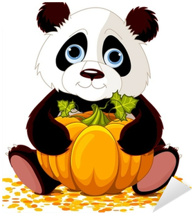 Panda Eating Bamboo Sticker (400x400), Png Download