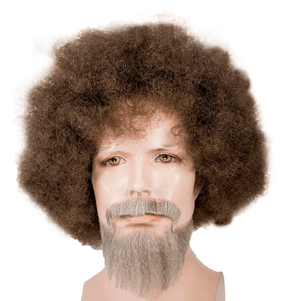 Lacey Costume Bob Ross Set Tv Art Teacher Painter - Bob Ross Wig ...