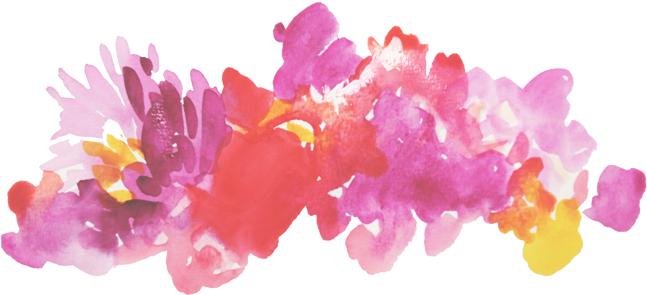 Watercolor Floral Header Sans Text - Watercolor Paint (662x302), Png ...