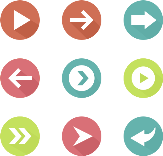 Download Color Arrow Collection - Color Arrow Icon Png | Transparent ...