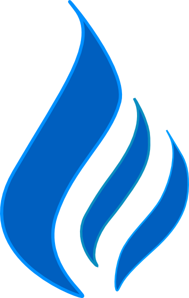 Fire Flame Cartoon - Blue Fire Cartoon Png (378x595), Png Download