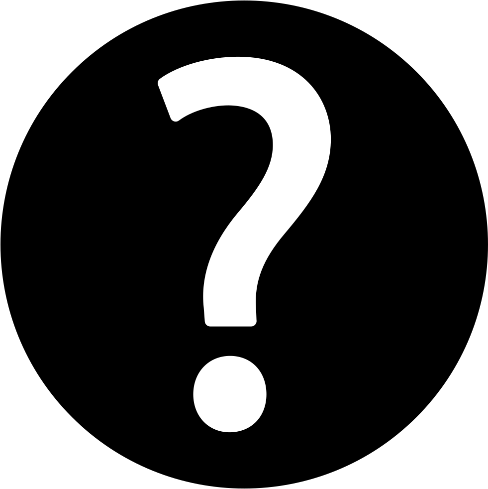 Question Mark In A Circle Comments - Circle Question Mark Png (981x982 ...