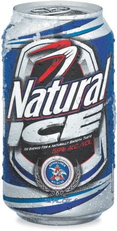 Natural Ice - Natty Ice New Can (285x800), Png Download