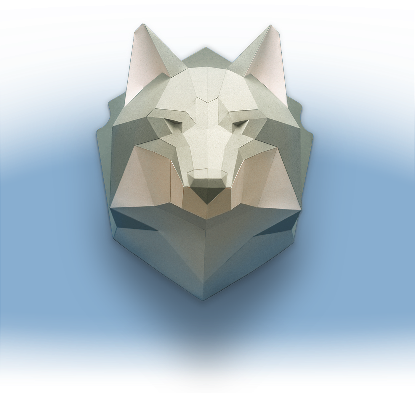 Download Link For Wolf's Head 2d Template Here - Wolf (1400x1352), Png ...