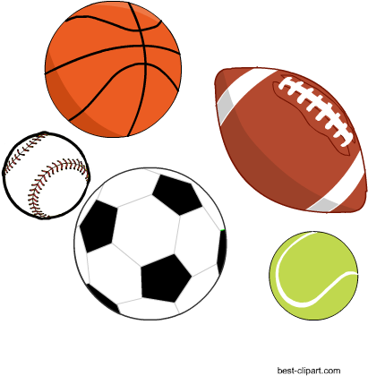 Download Free Sports Balls Clip Art - Sports Balls Clipart Transparent ...