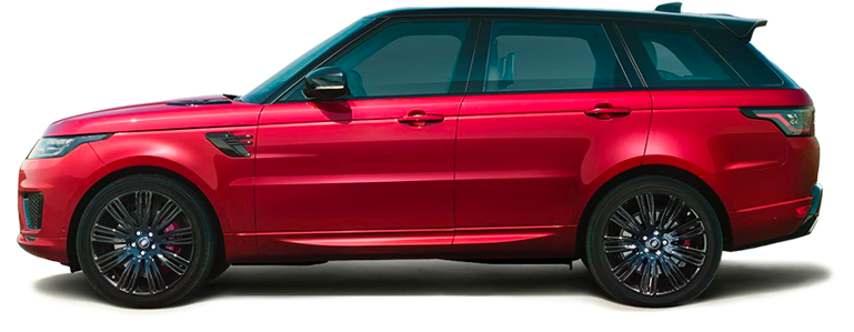 2018 Range Rover Sport - Red Range Rover 2018 (800x400), Png Download