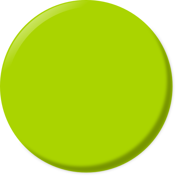 Button Flat Png Green (600x600), Png Download