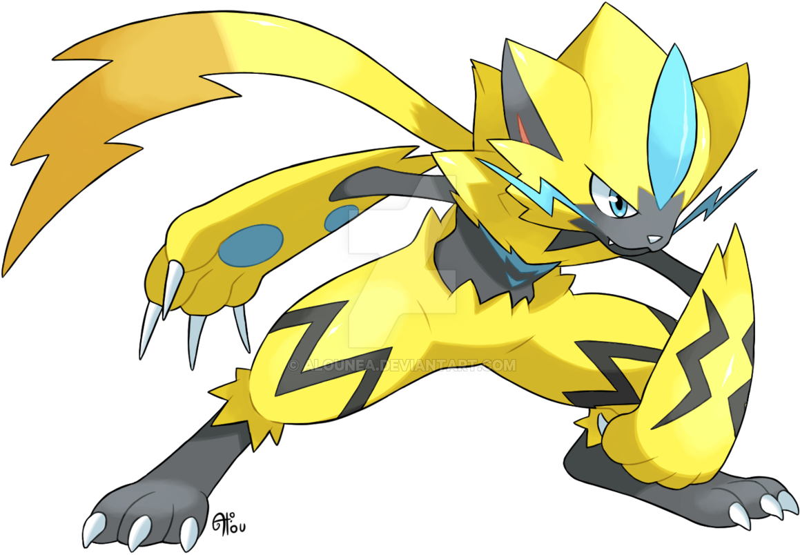 422kib, 1280x1251, Zeraora By Alounea-dbtjvkg - New Legendary Pokemon ...