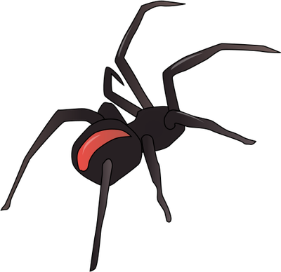 Spider Vector Free Download Clip Art Free Clip Art - Redback Spider ...