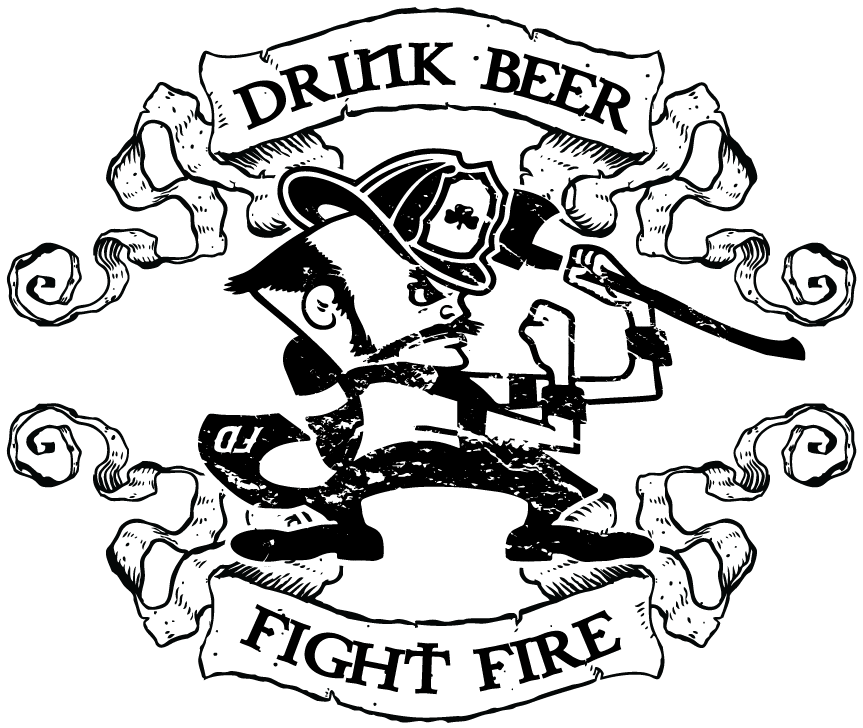 5" "drink Beer/fight Fire" Irish Man - Drink Beer Fight Fire (863x728 ...