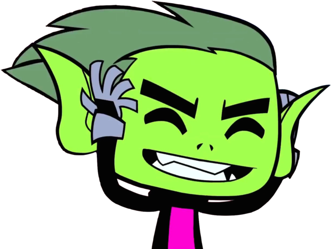 Beast Boy By Miniscooby - Beast Boy Cartoon (1024x576), Png Download