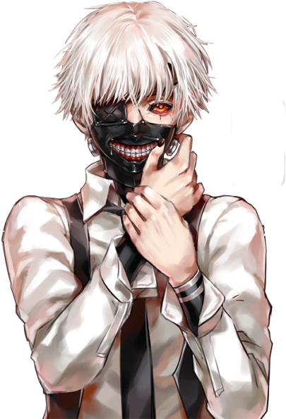 Download Transparent Kaneki Official Art - Tokyo Ghoul Anime Render ...