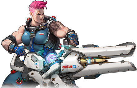 Overwatch Icons Png - Overwatch Zarya Png (442x285), Png Download