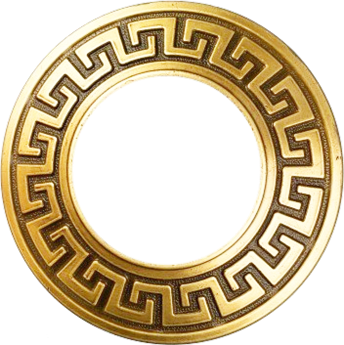 Versace Border Png Vector Library Download - Gold Versace Logo Png ...