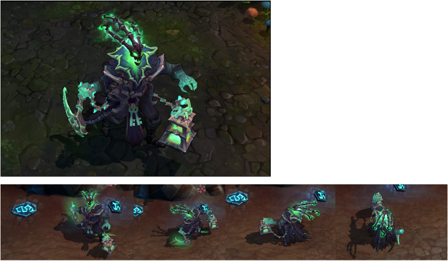 Thresh Classic In-game - Thresh Ult (882x514), Png Download