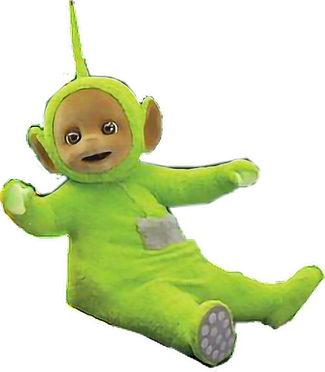 Green Teletubbies Face