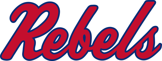 Primarily Used In Baseball And Softball, The Script - Rebels In Cursive ...