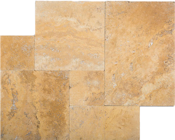 French Pattern Gold - French Gold Tile (600x600), Png Download