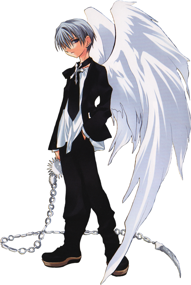 D - N - Angel - Hiwatari Satoshi 2 - Angel Boy Anime Render (690x1000 ...