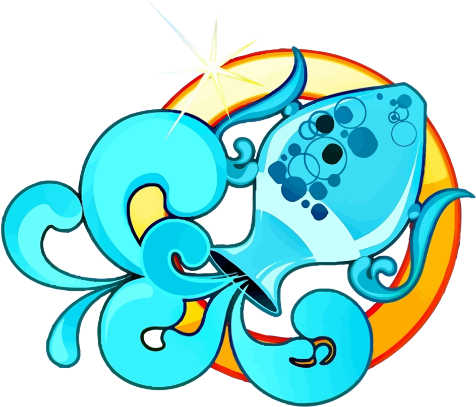 Free Aquarius Transparent Png - Aquarius Zodiac Sign Png Art (1024x1024 ...